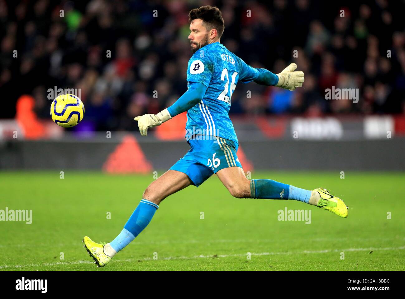 Watford goalkeeper Ben Foster in action during the Premier League match ...