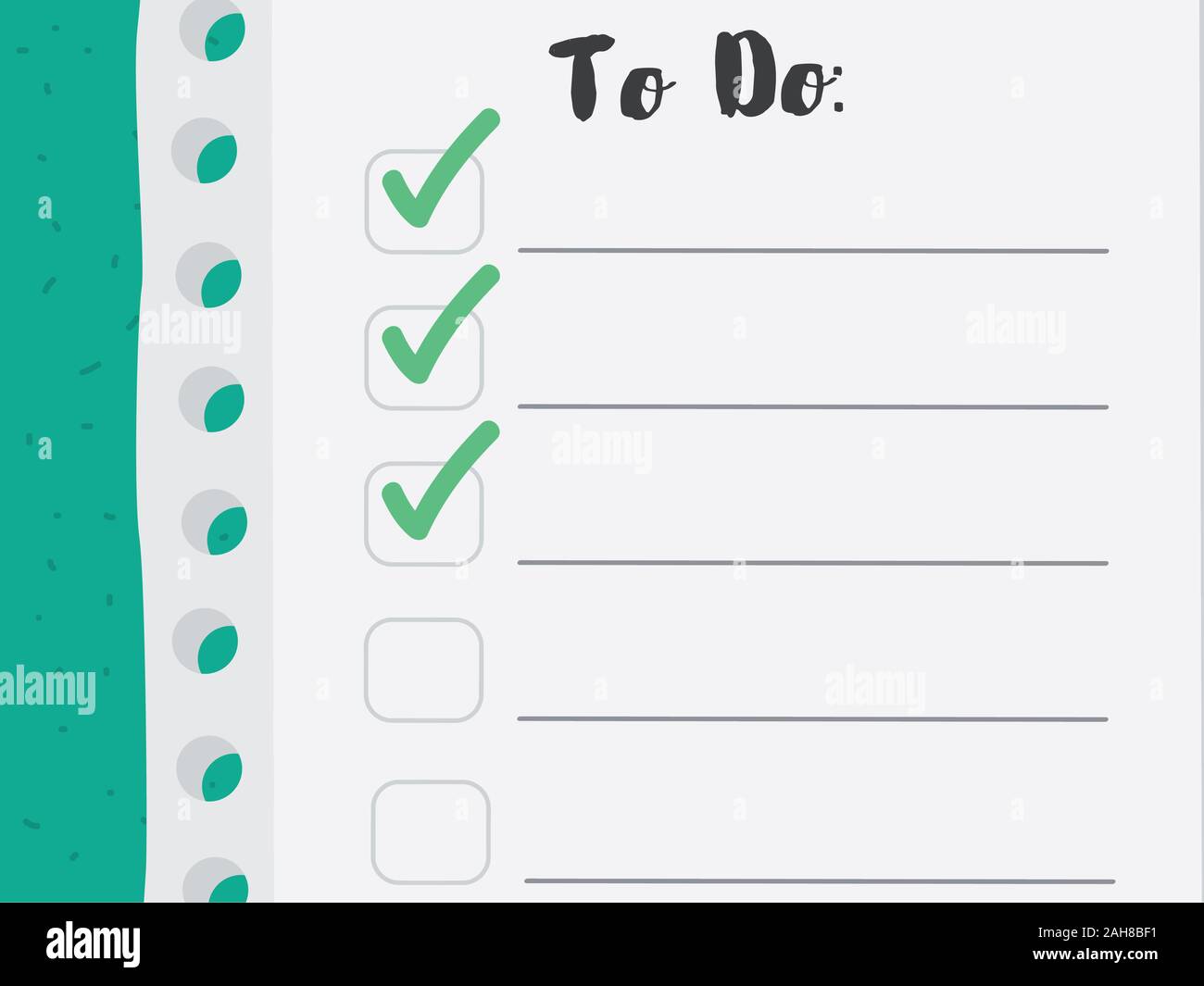 To do list illustration Stock Vector Image & Art - Alamy
