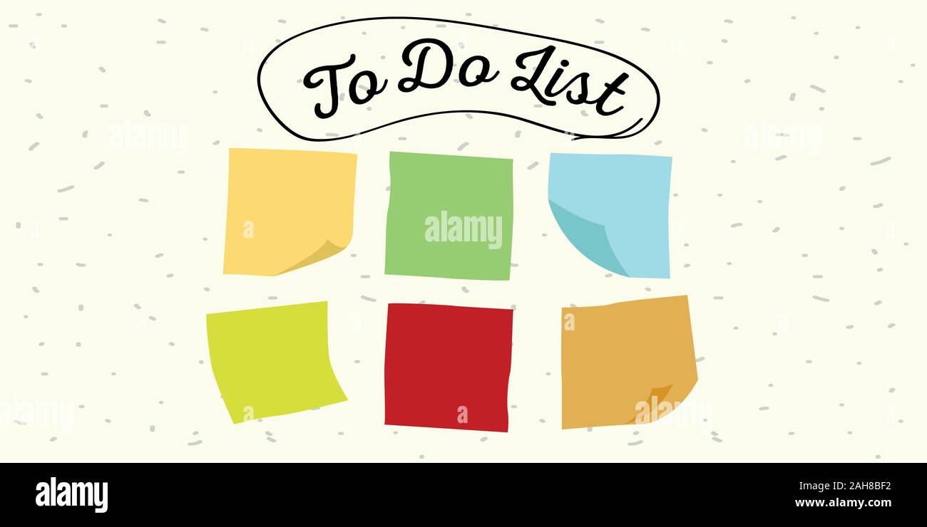 To do list illustration Stock Vector Image & Art - Alamy