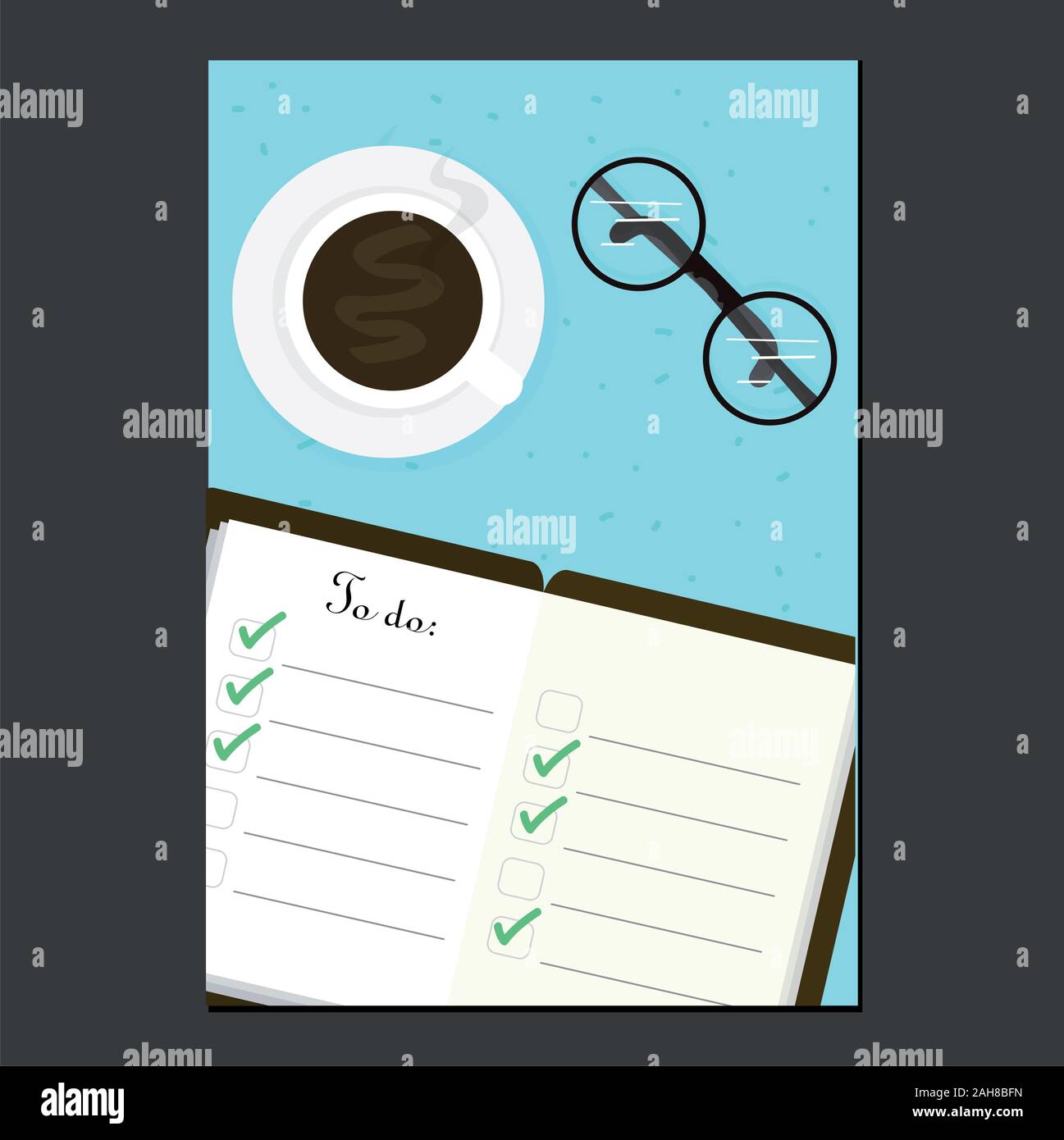 To do list illustration Stock Vector Image & Art - Alamy