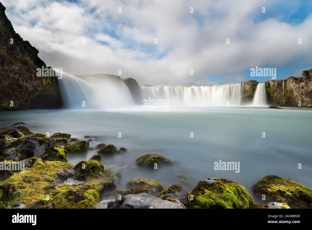 Godafoss Waterfall Summer High Resolution Stock Photography and Images ...