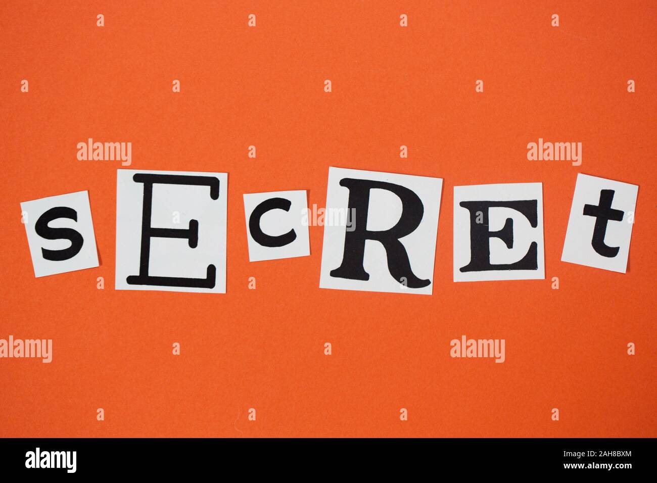 Bold orange letters hi-res stock photography and images - Alamy