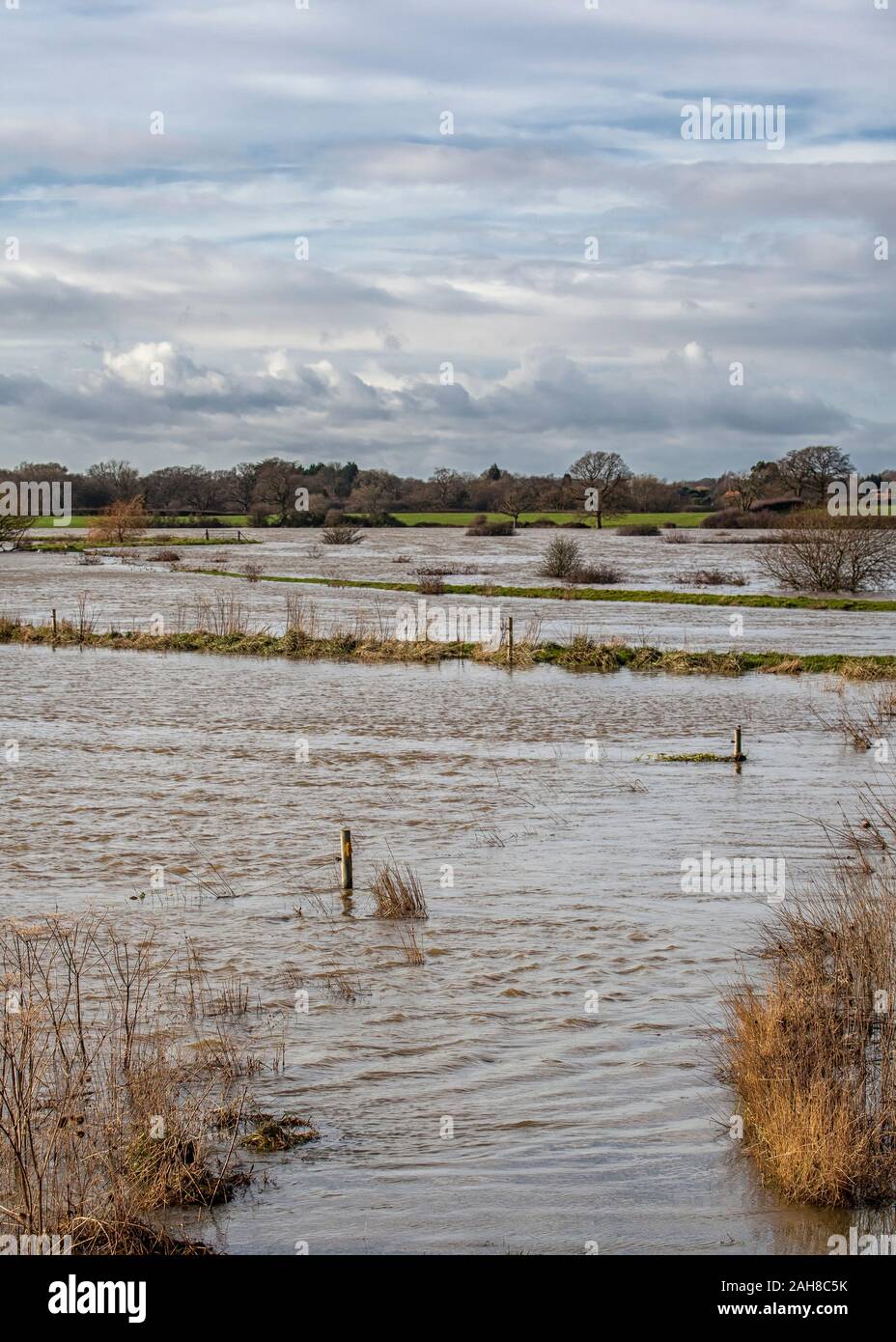 Flood Plains of the River Adur Stock Photo - Alamy