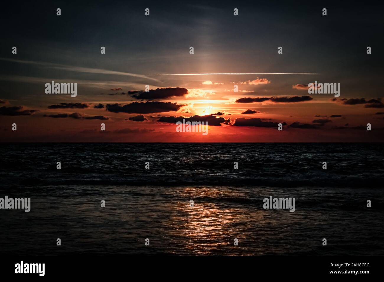 The amazing view during the sunset Stock Photo - Alamy