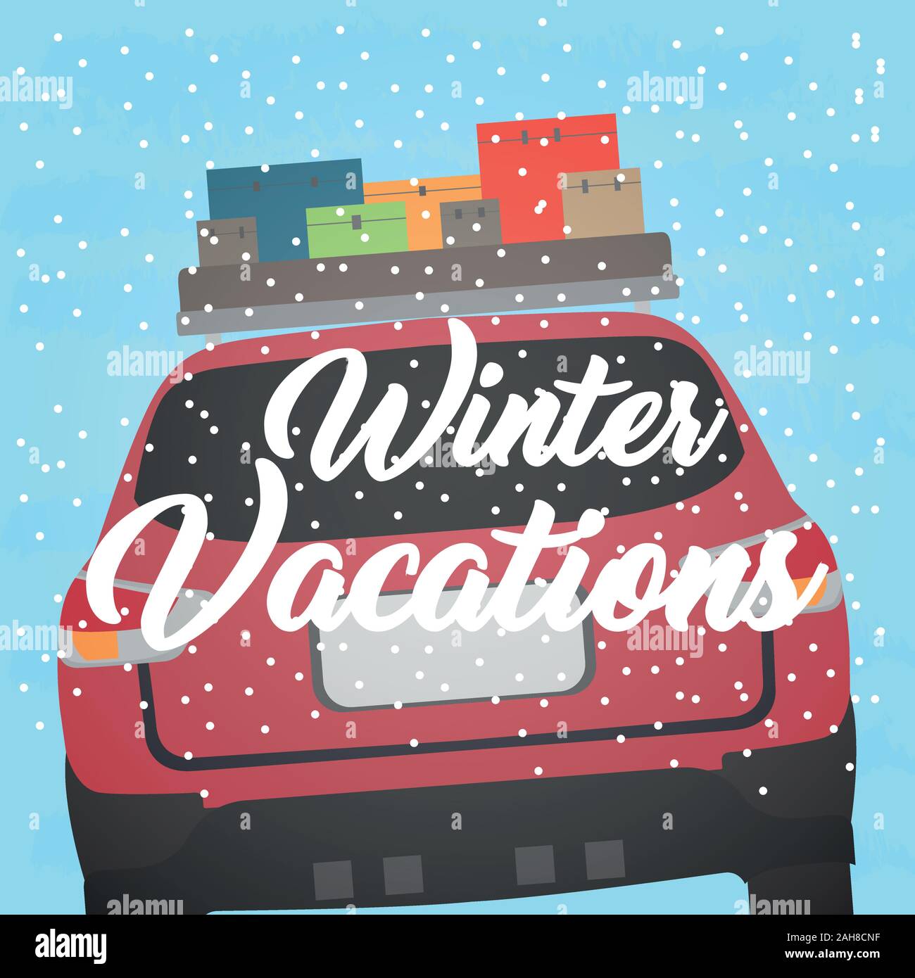 Winter vacation poster Stock Vector Image & Art - Alamy