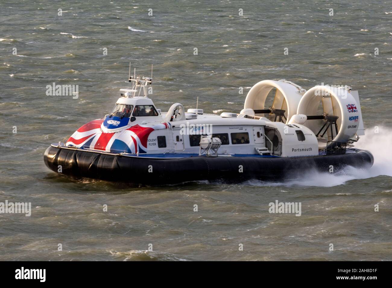 GHW 1200 TD hovercraft operated by hovertravel across the solent ...