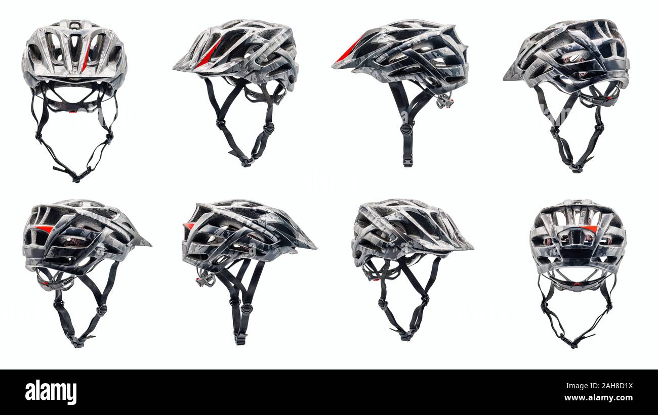 Red cycle helmet Cut Out Stock Images & Pictures - Alamy