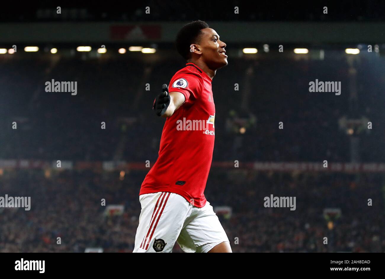 Manchester United's Anthony Martial celebrates scoring his side's ...