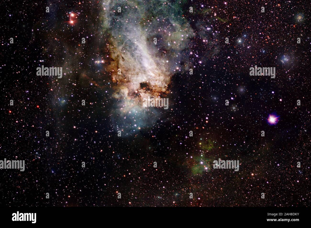 Infinite space with nebulae and stars. Elements of this image furnished ...