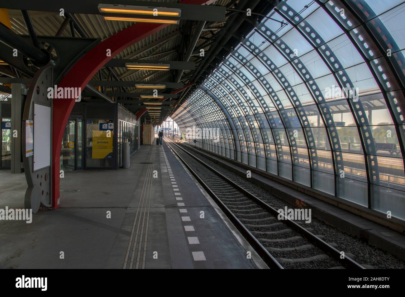 Train Platform At Station Rai Amsterdam The Netherlands 2019 Stock ...