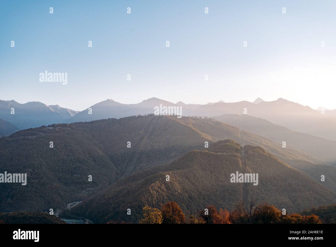 Charming views over the years. Beautiful view of the mountain landscape ...