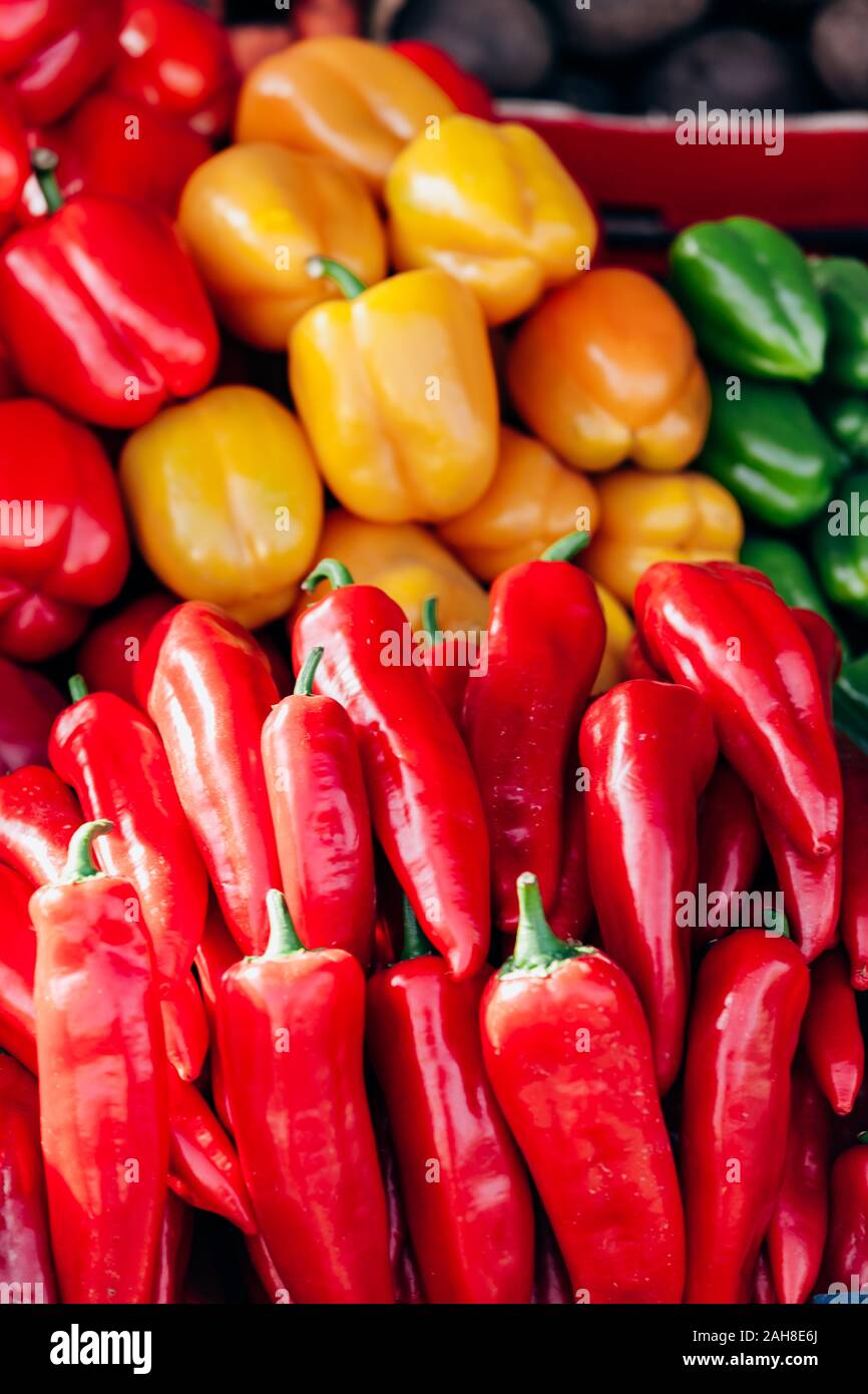 Bell pepper varieties hi-res stock photography and images - Alamy