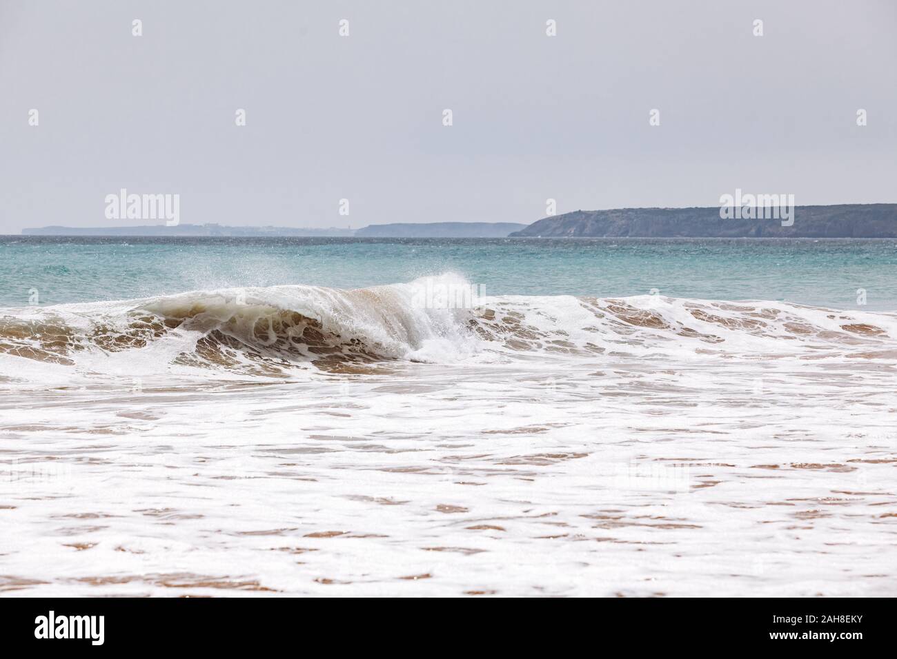 Beautiful sea waves. Waves on a Sunny day. View of the waves from above Stock Photo - Alamy