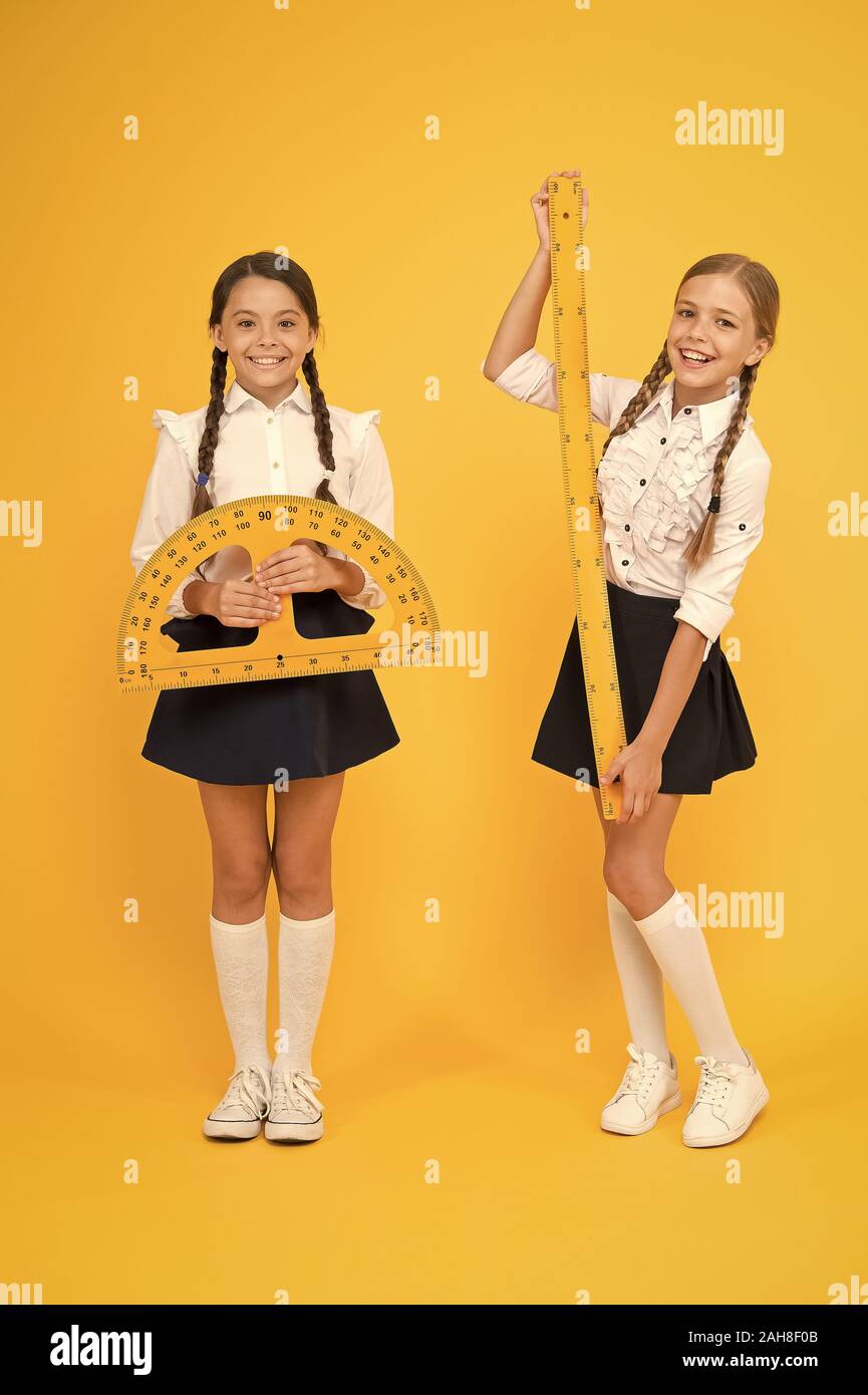 Girl uniform school science physics hi-res stock photography and images ...