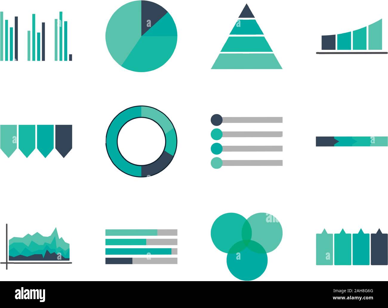 bundle of statistics infographic icons Stock Vector Image & Art - Alamy