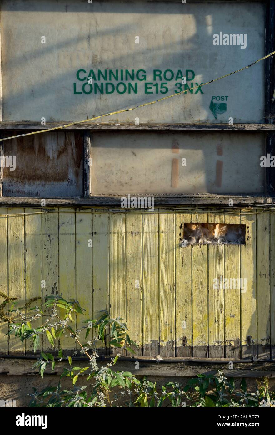 Run-down community centre in Canning Town,London,England,UK Stock Photo ...