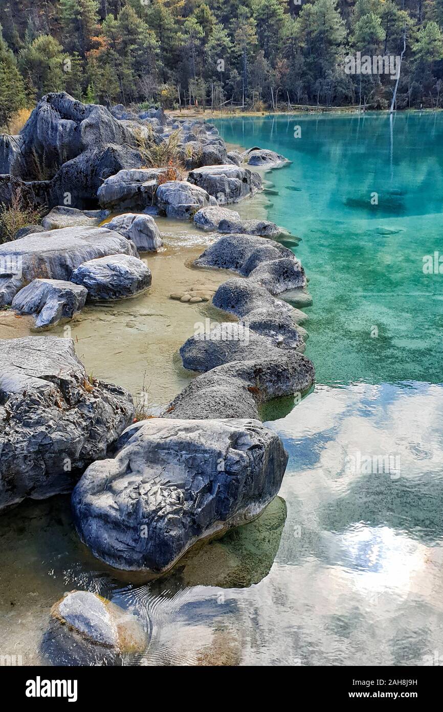Blue Moon Valley at Jade Dragon Snow Mountain, Yunnan Province, China ...