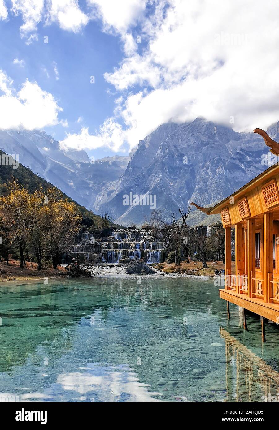 Blue Moon Valley at Jade Dragon Snow Mountain, Yunnan Province, China ...