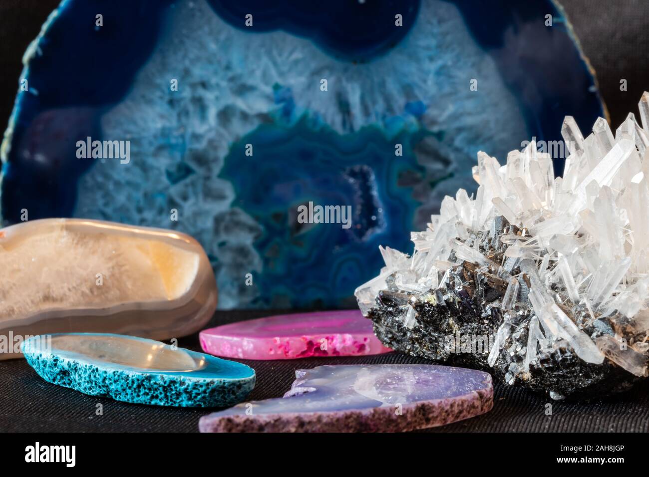 Close look over beautiful stones Stock Photo - Alamy