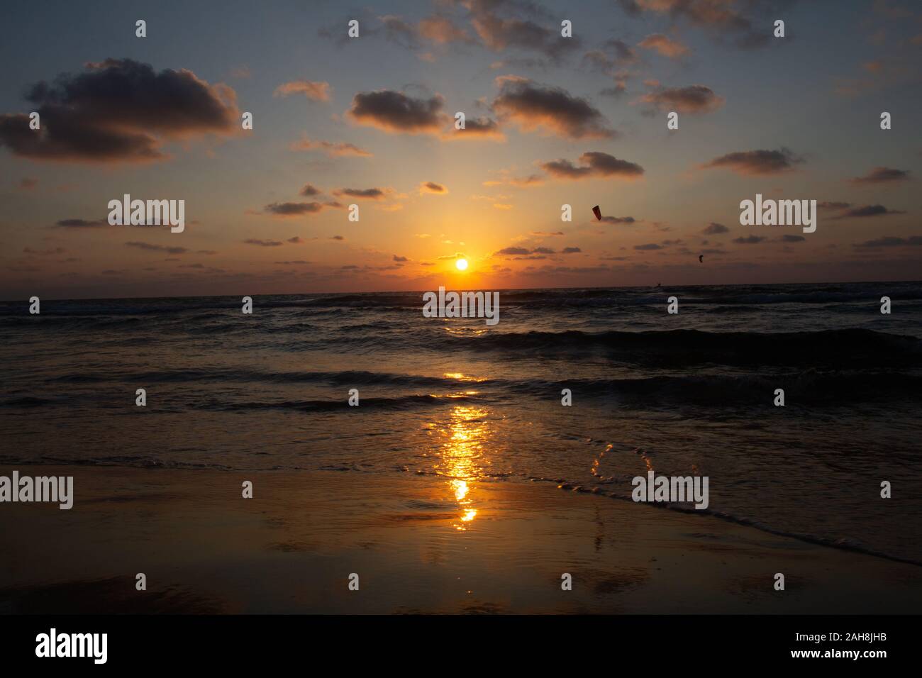 The amazing view during the sunset Stock Photo - Alamy