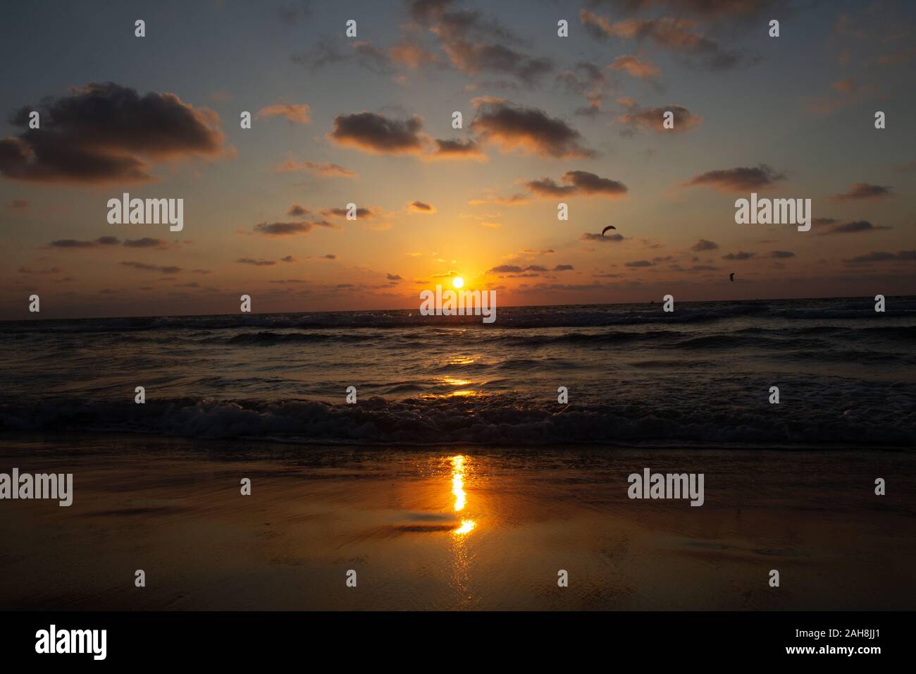The amazing view during the sunset Stock Photo - Alamy