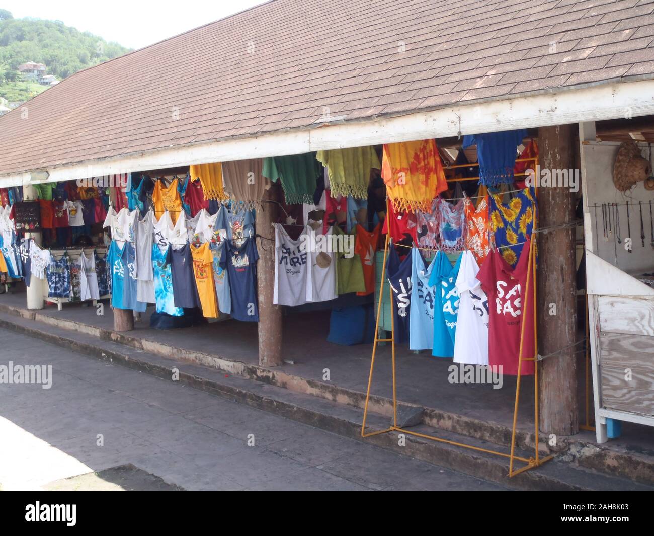 Pre 2024 Hurricane Beryl, Souvenir shop, Bequia, St. Vincent and the ...