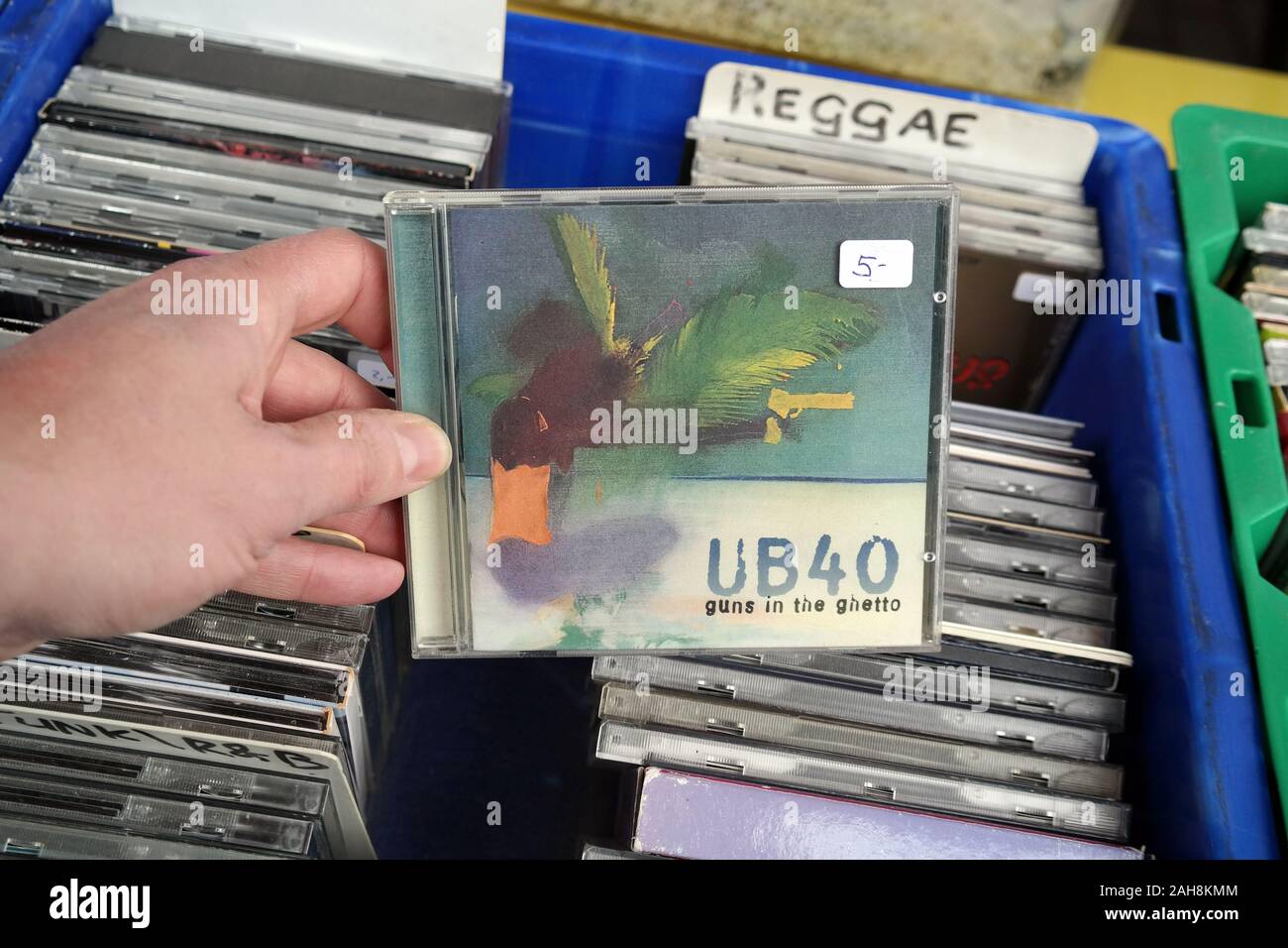 CD album: UB40 - Guns in the Ghetto Stock Photo - Alamy