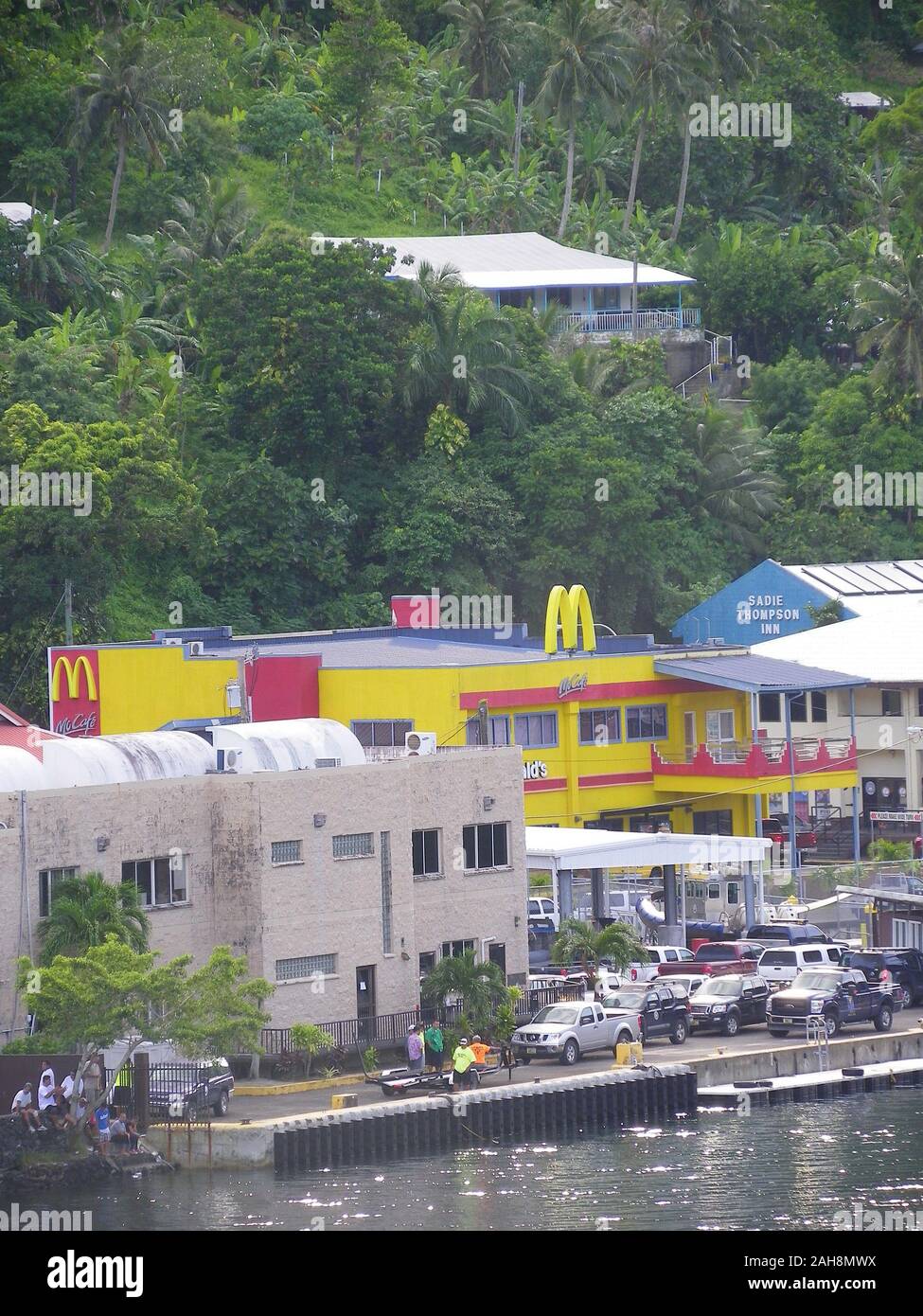 McDonald's restaurant, Pago Pago, Tutuila, American Samoa Stock Photo ...