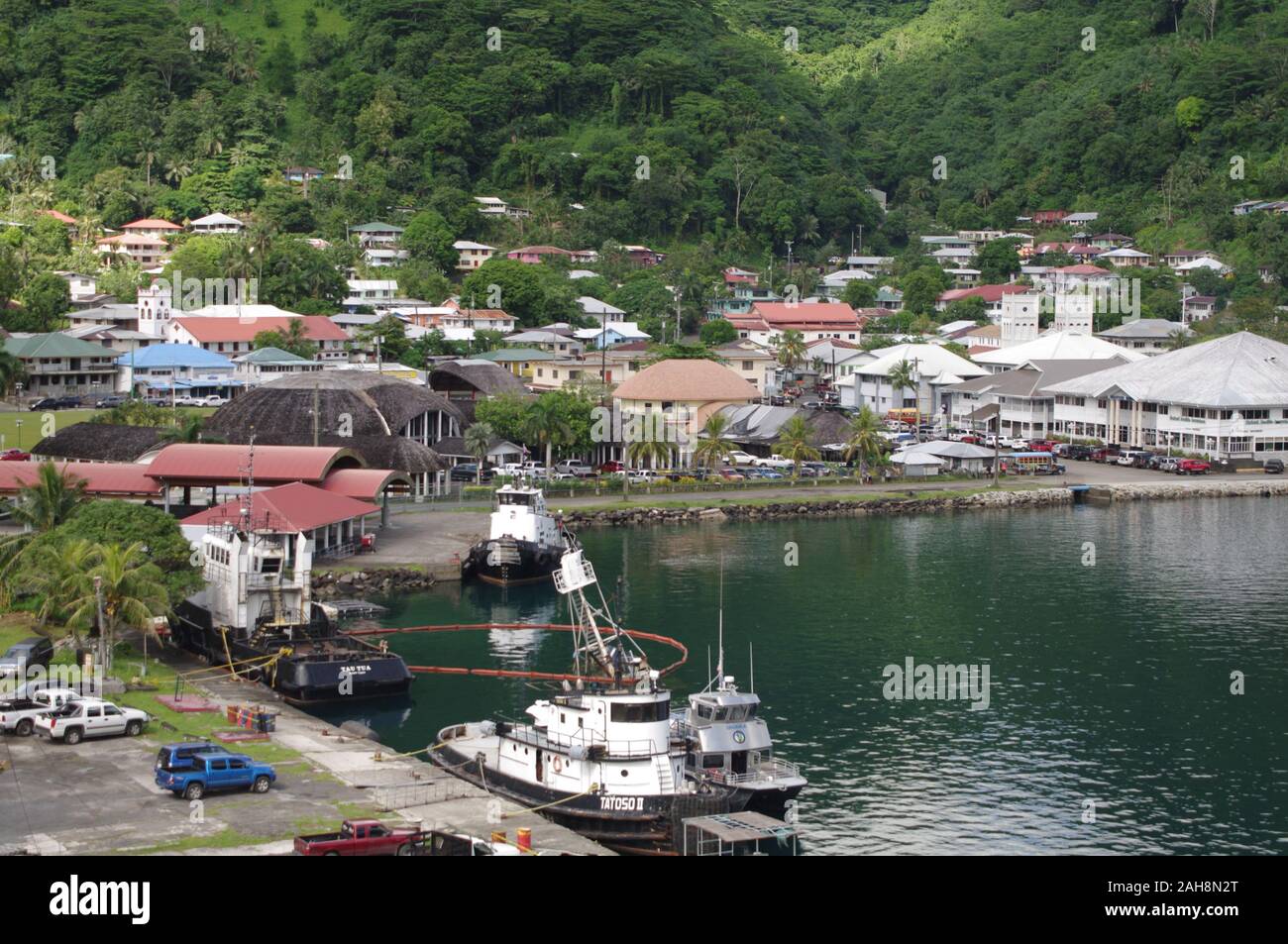 Tug Tau Tua in Pago Pago, Tutuila, American Samoa Stock Photo - Alamy