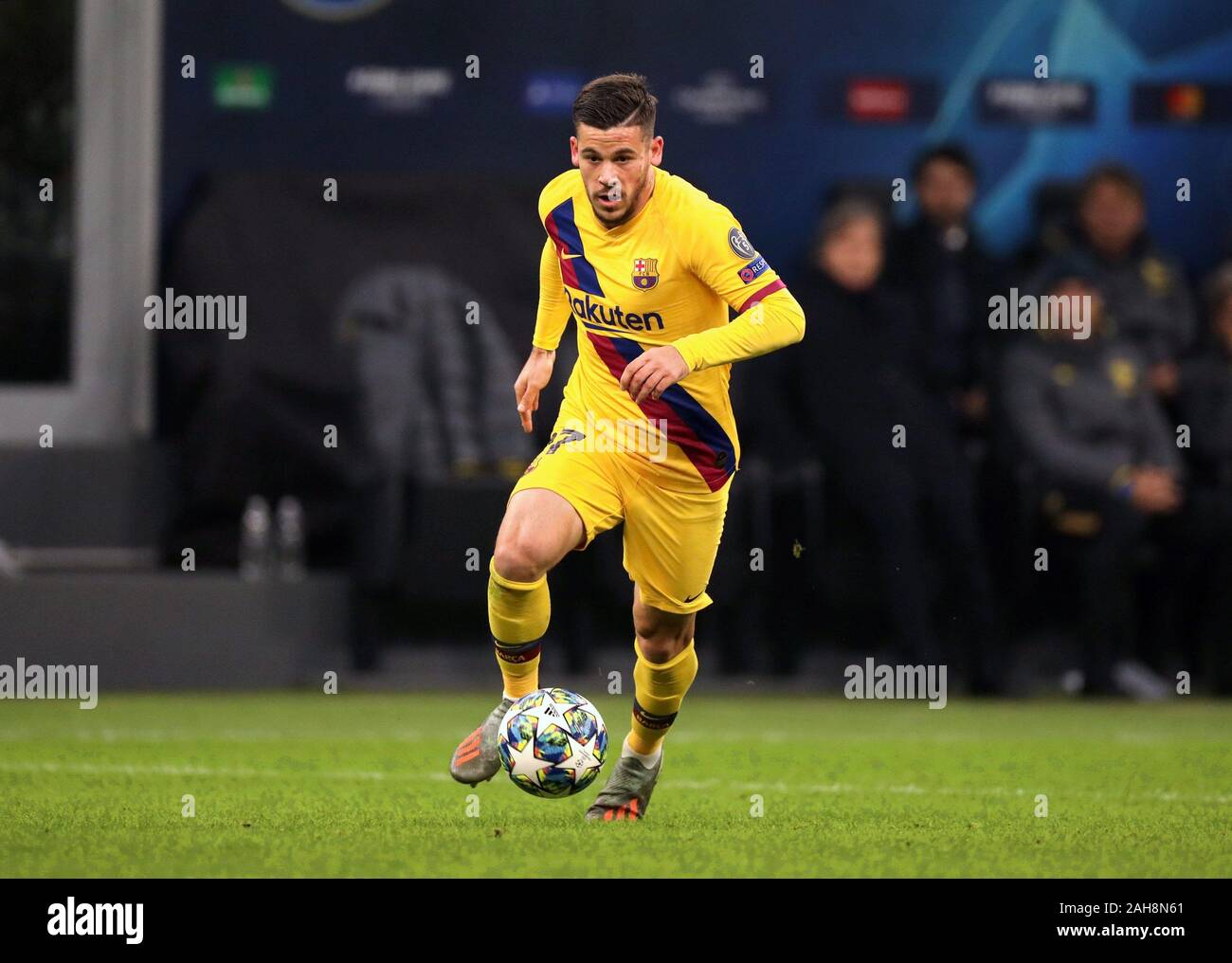 MILAN, ITALY - December 10, 2019: Carles Perez in action during the ...