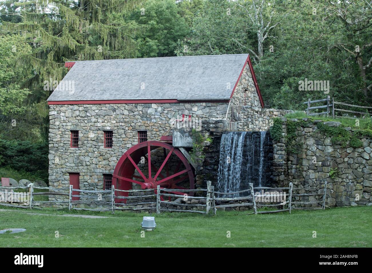 Last remaining working grist mill in the Northeast. down the road from ...