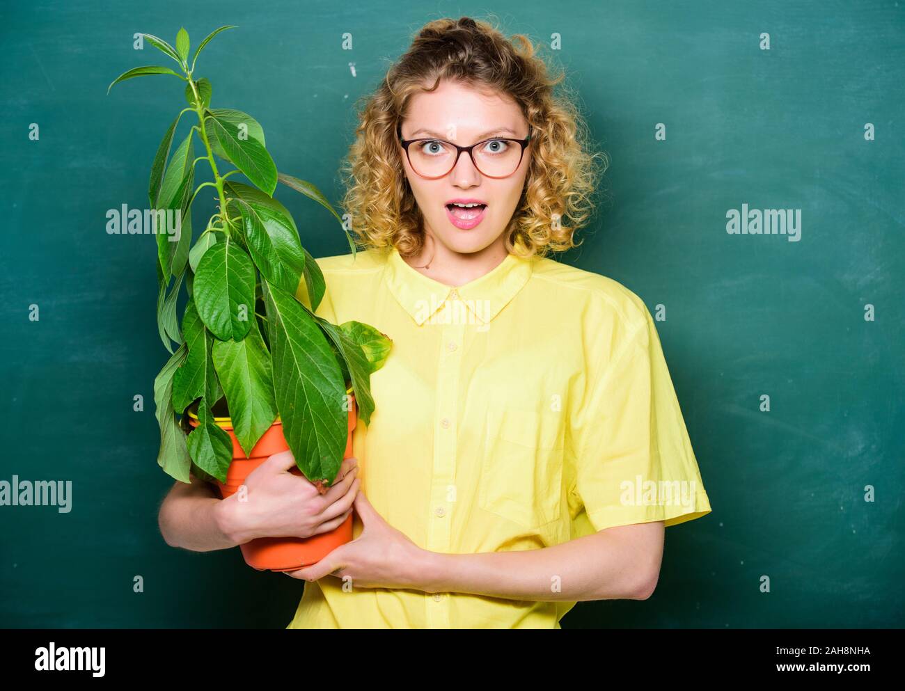 Explore. school nature study. environmental education. teacher woman in ...