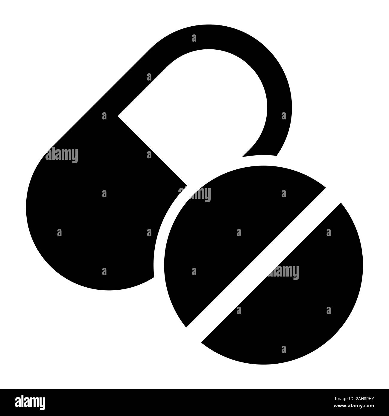 Medication symbol icon Stock Photo - Alamy