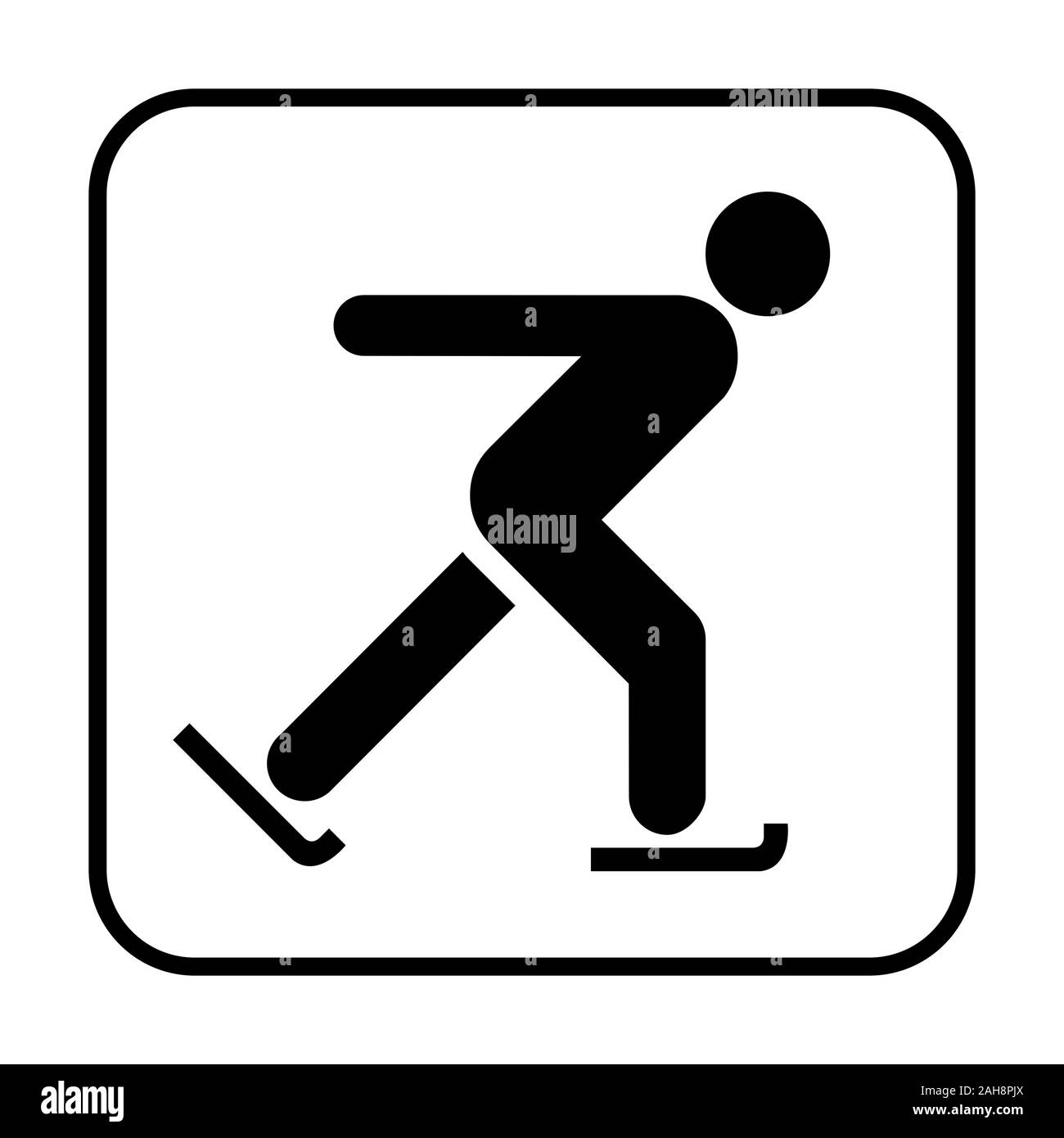 Speed skating season Black and White Stock Photos & Images - Alamy