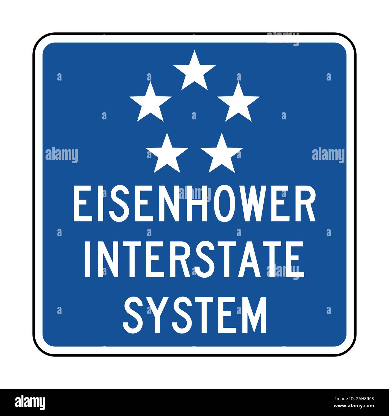 Eisenhower interstate highway system sign Stock Photo - Alamy Eisenhower interstate highway system sign Stock Photo - Alamy