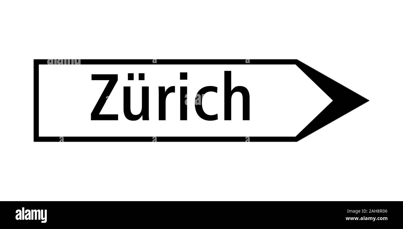 Zurich sign Cut Out Stock Images & Pictures - Alamy
