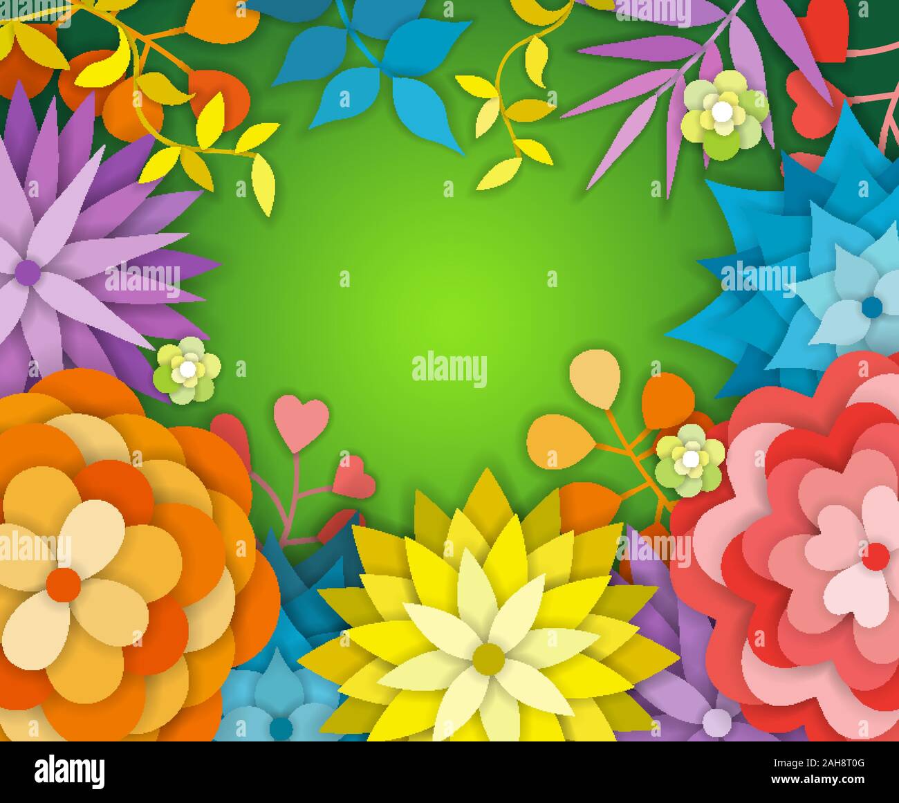 Floral Spring Graphic Design - with Colorful Flowers - for t-shirt ...