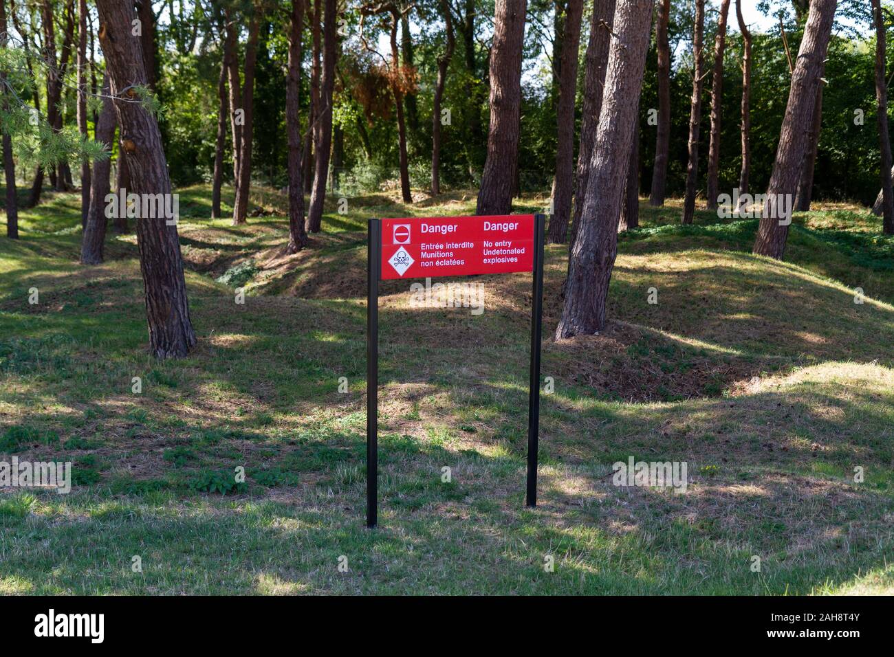 World war 1 trench mine hi-res stock photography and images - Alamy