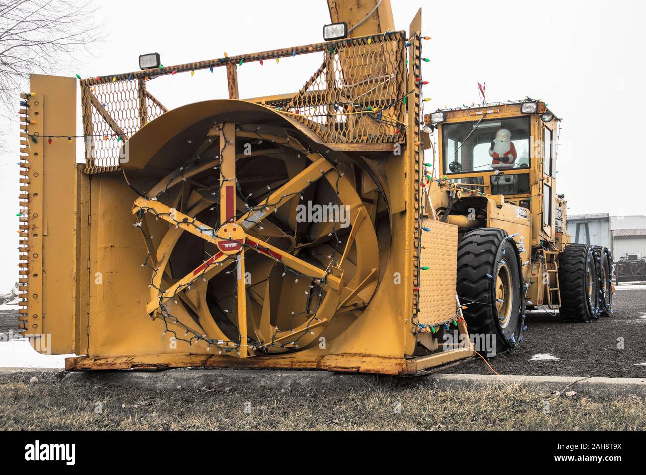 Rotary snow blower hi-res stock photography and images - Alamy