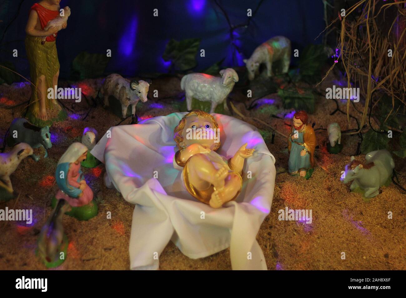 Srinagar, Jammu and Kashmir, India. 25th Dec, 2019. A decorated ...