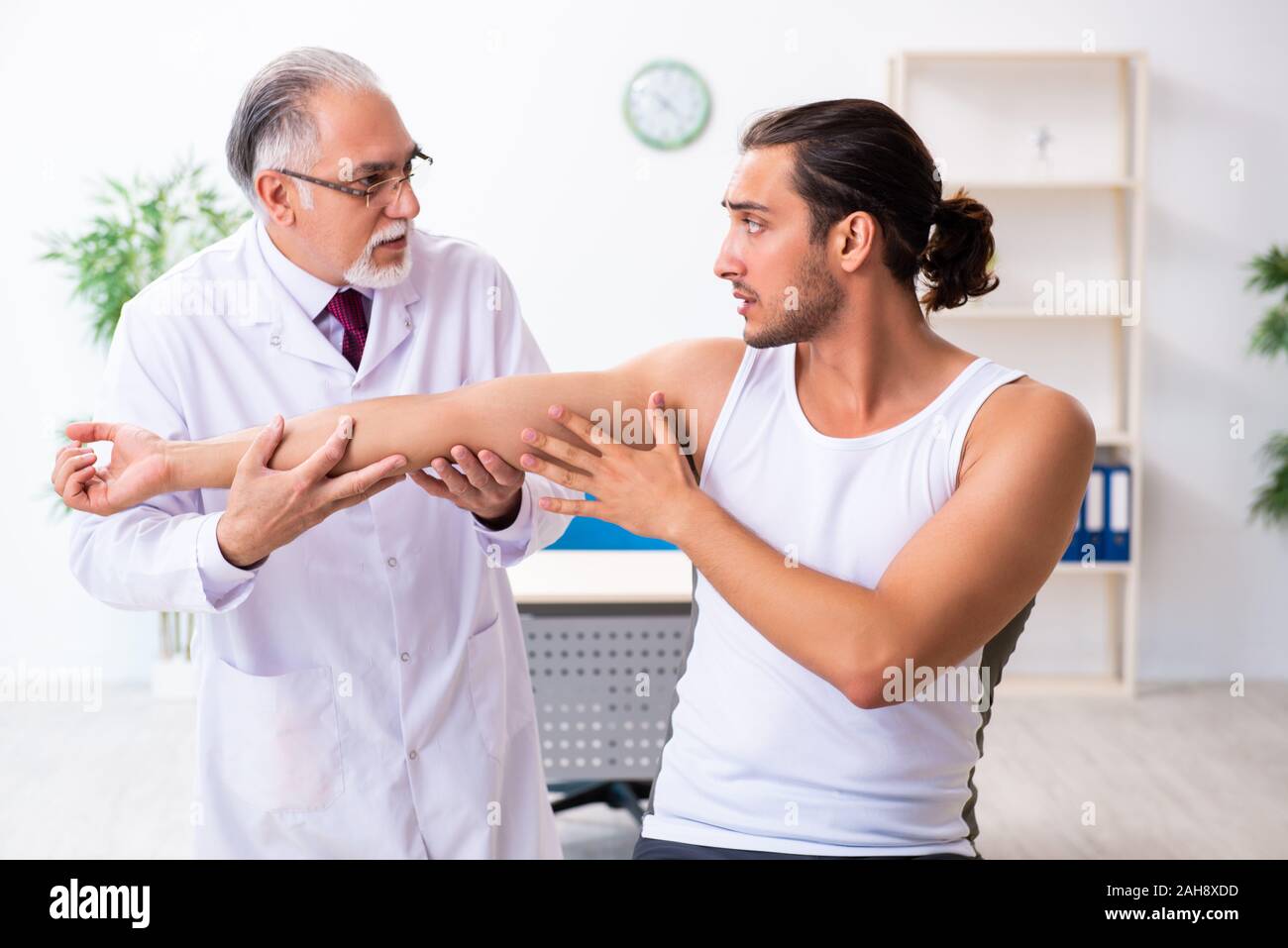 Elbow flexion and extension hi-res stock photography and images - Alamy