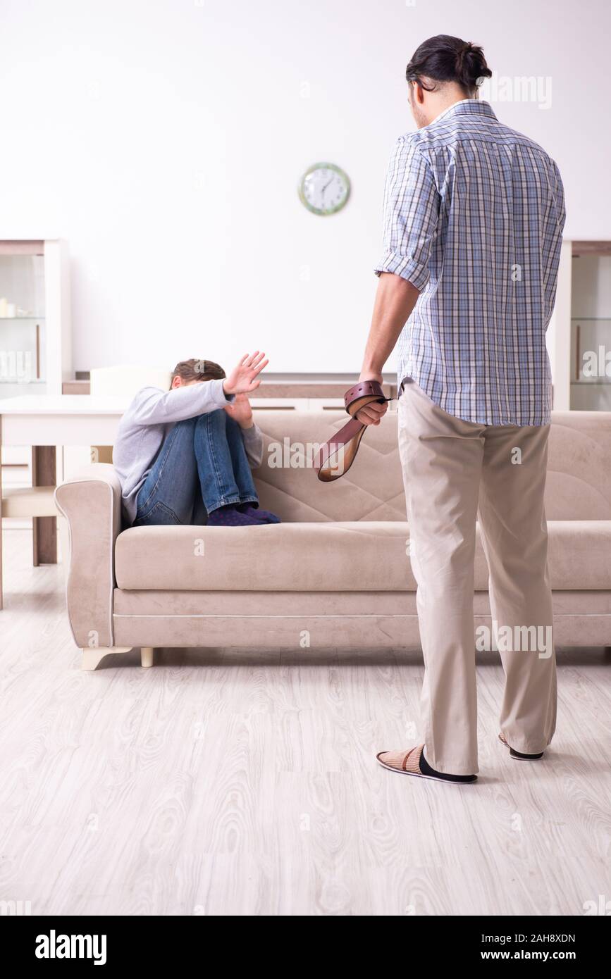 Father Punish Son High Resolution Stock Photography and Images - Alamy