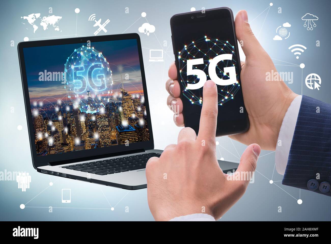5G technology concept - high internet speed Stock Photo - Alamy