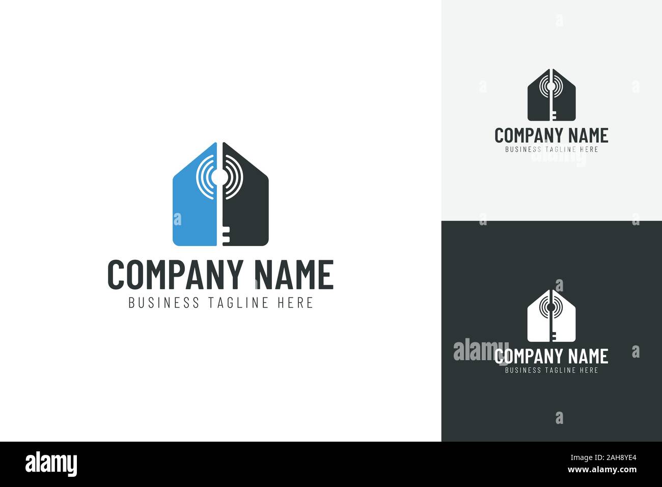 Home Real Estate Rental Company Sign Logo Stock Vector Image & Art - Alamy