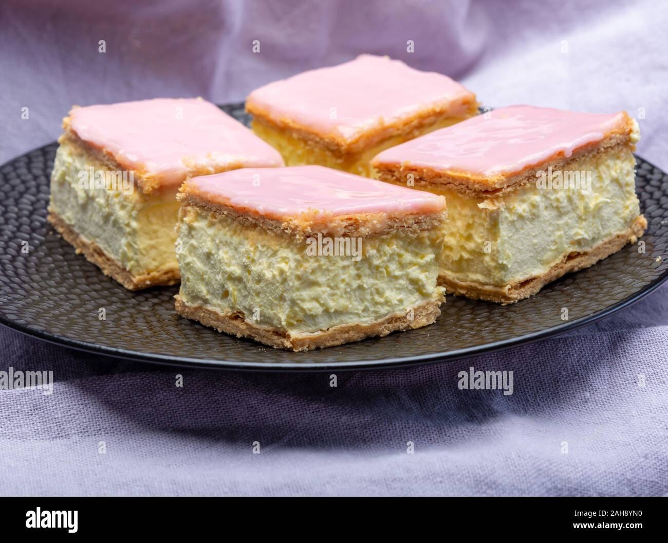 Tompoes or tompouce, iconic pastry in Netherlands and Belgium made from ...