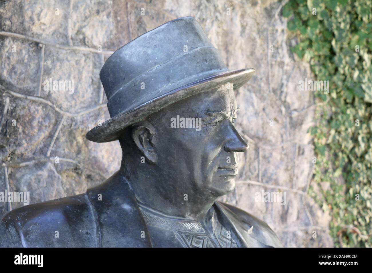Bronze bust of Nikita Sergeyevich Khrushchev. Nikita Sergeyevich ...