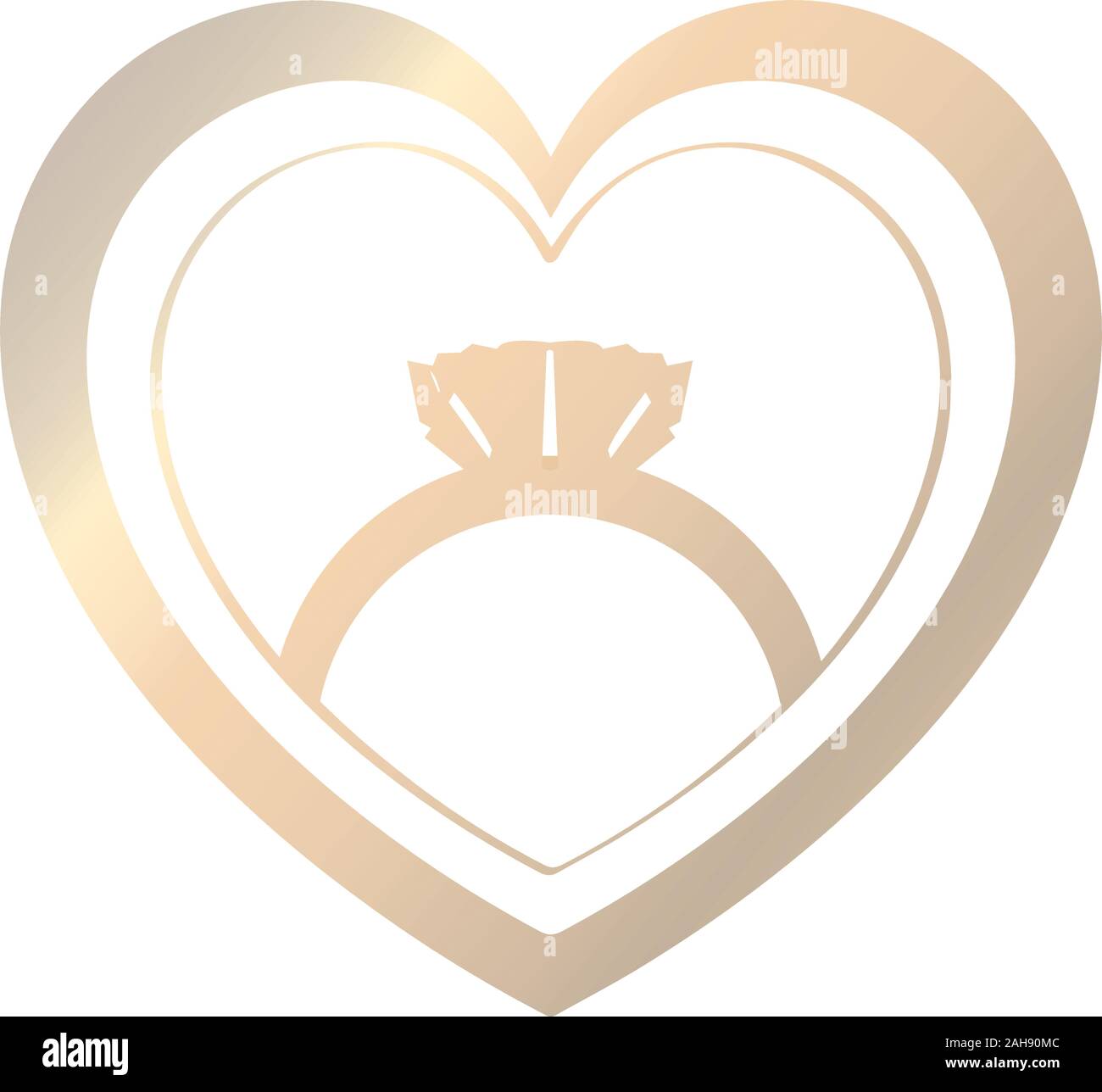 Female hand engagement ring Stock Vector Images - Alamy