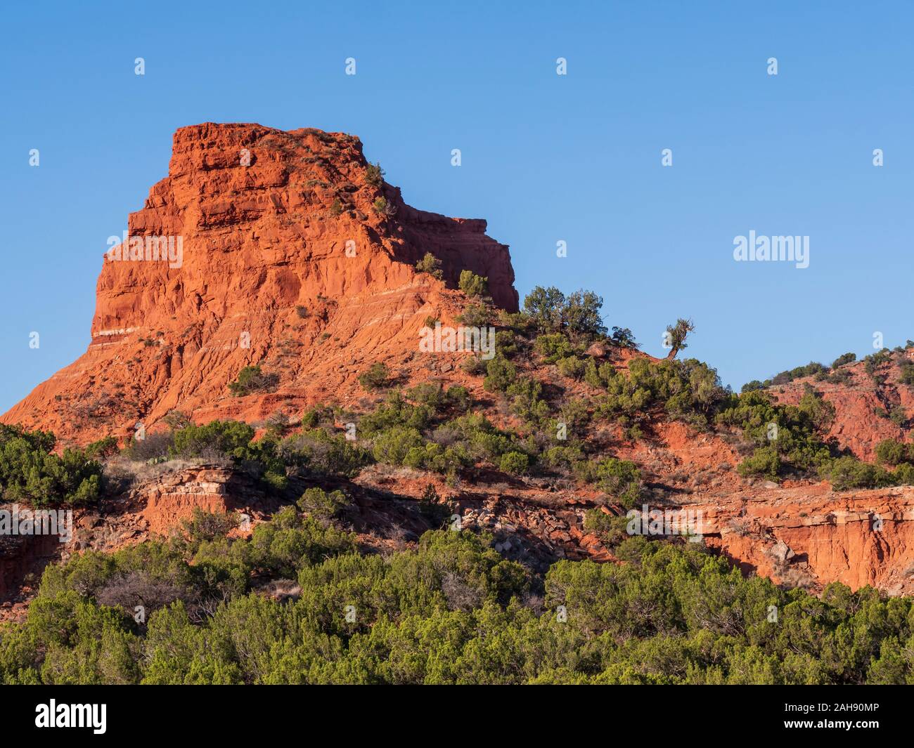 Formations along the North Prong Spur Trail, Caprock Canyons State Park ...