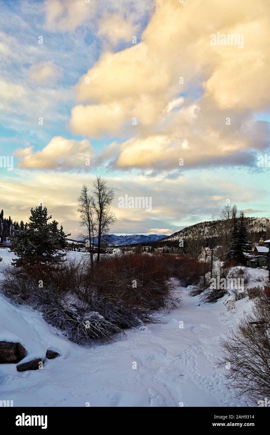 Breckenridge town snow hi-res stock photography and images - Alamy