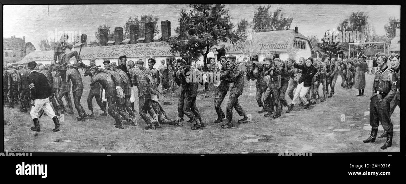 Drawings of Death Camp Internees in Auschwitz Stock Photo - Alamy